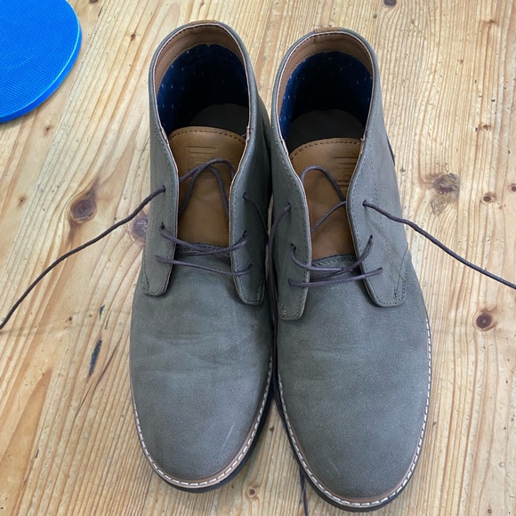 Rye | Shoes | Rye Greygreen Lace Up Boots | Poshmark